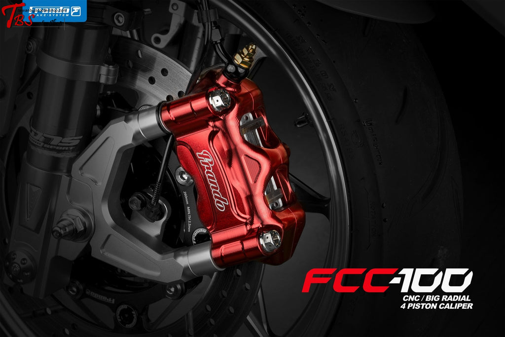 FRANDO FCC-100 CNC Radial 4 Piston 100mm Caliper – TBSS Taiwan