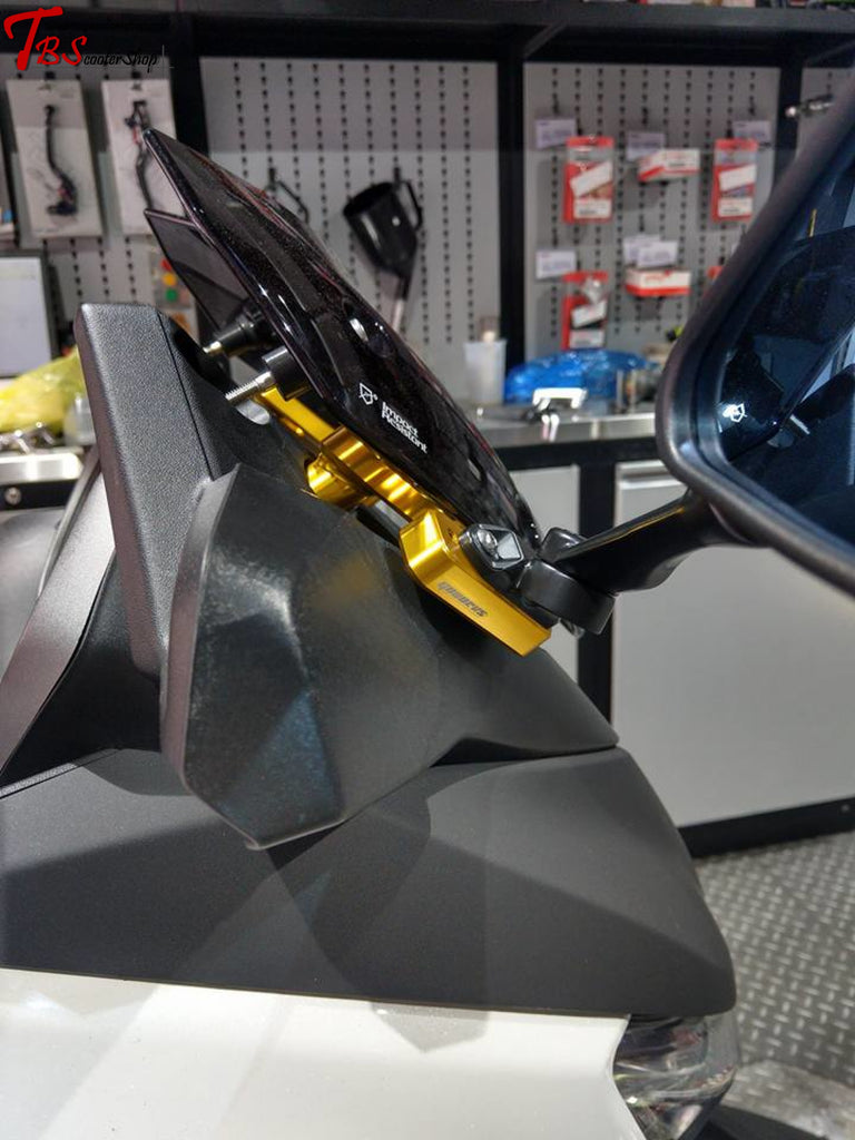 GOWORKS Front Type- Rear View Mirror and Adapter for XMAX – TBSS Taiwan