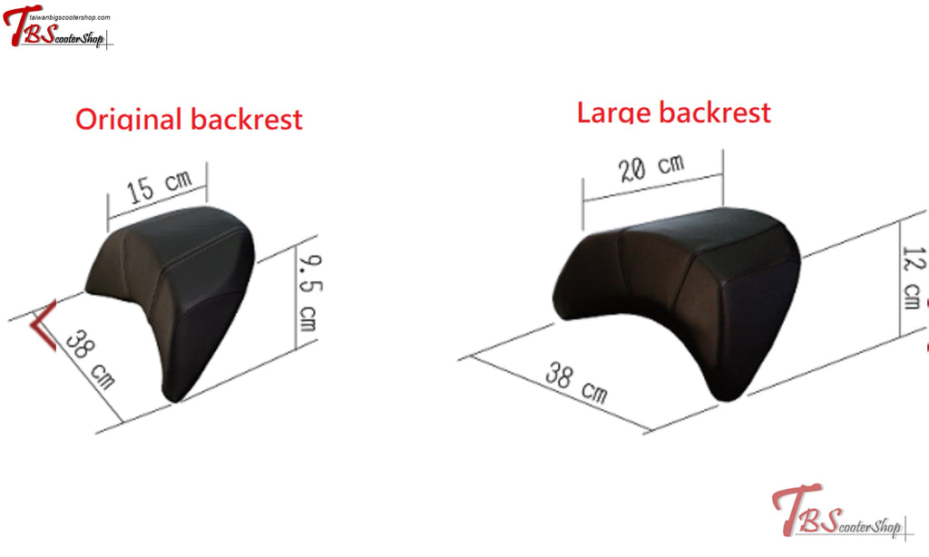 KYMCO OEM AK550 Large backrest – TBSS Taiwan
