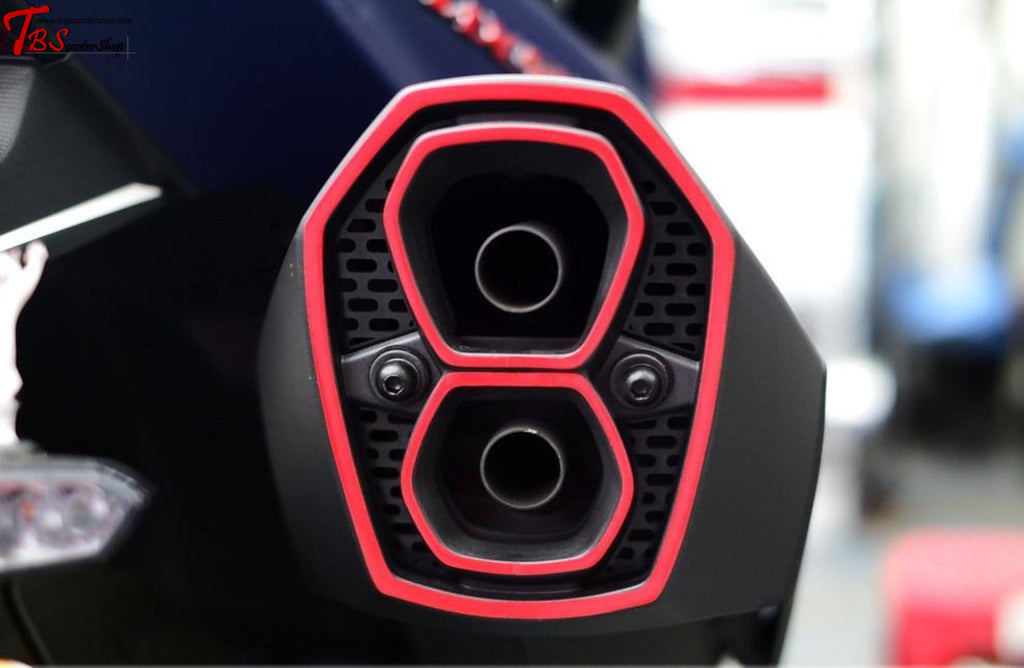 MAXSYM TL Exhaust tail cap line reflective sticker – TBSS Taiwan