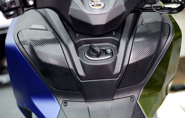 MAXSYM TL Front console box carbon fiber decals – TBSS Taiwan