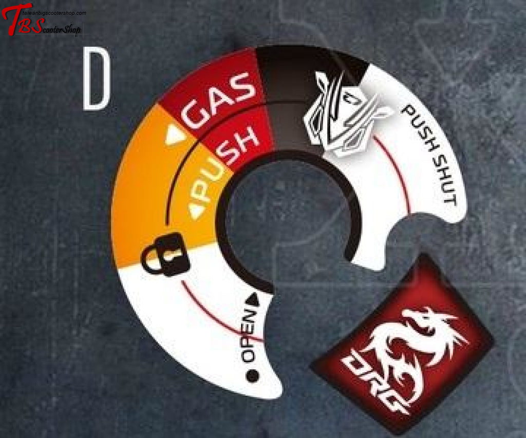 XIII studio DRG Lock decorative decals – TBSS Taiwan