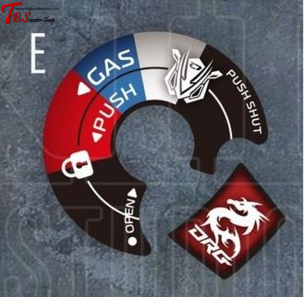 XIII studio DRG Lock decorative decals – TBSS Taiwan