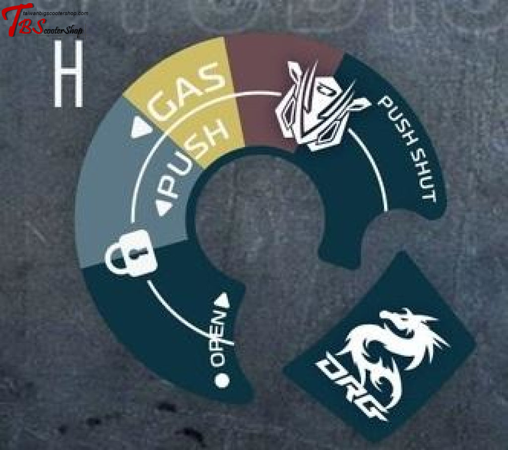 XIII studio DRG Lock decorative decals – TBSS Taiwan